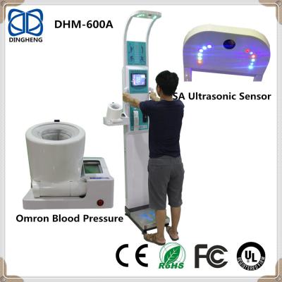 China DHM-600A Dialysis patients health scale, hospital safety measuring scale height and weight scale with printer for sale