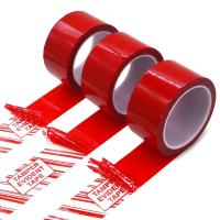 China Superreliable Technology VOID Security Tape - 50mm x 50m PET with 25μm, 38μm, 50μm Thickness Options for sale