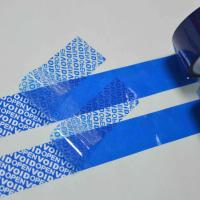 China Superreliable Technology VOID Security Tape - 50mm x 50m PET with 25μm, 38μm, 50μm Thickness Options for sale