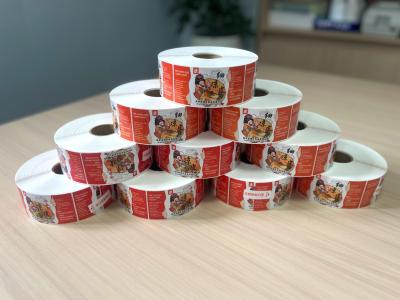 China Customized Printed Adhesive Label Sticker with customized printing for sale