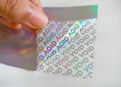 China VOID Adhesive Label Material for sale