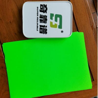 China WGA4 Fluorescent Green Paper Water Glue White Glassine Liner 60G for sale