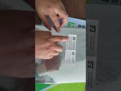 Matte PET Polyester Label Adhesive Label Material for Electronic product labels SG3833