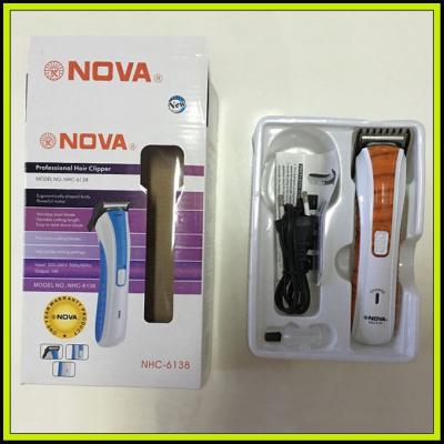 China NHC-6138 New Avaliable Quality Rechargeable Electric Hair Clipper Hair Trimmer for sale