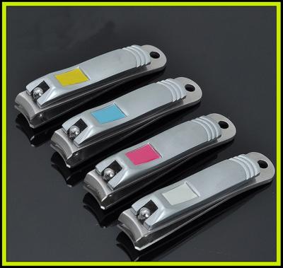China Brushed Stainless Steel Pearl Nickel Plated Finger or Toe Nail Clipper for sale