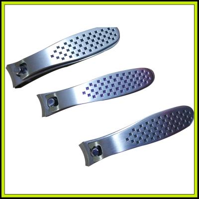 China JY-ZD-08020 Brushed Stainless Steel Silver Plated Nail Clipper manicure kit for sale