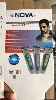 China NHC-8010 Electric Cordless Hair Clipper Rechargeable Hair Trimmer for sale