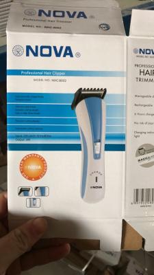 China NHC-8002 Professional Electronic Hair Cutting Tool Hair Trimmer Rechargeable Hair Clipper NOVA Hair Trimmer for sale
