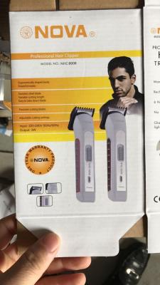 China NHC-8006 Electric Cordless Hair Clipper Rechargeable Hair Trimmer NOVA Trimmer for sale