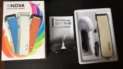 China NS-316 Mini Rechargeable Professional Hair Clipper NOVA Hair Trimmer for sale