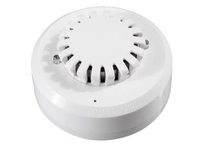 China Business Photoelectric Smoke Detector Ivory White ABS Housing Glass Fiber PCB for sale