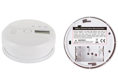 China Family Protection CO Gas Detector Alarm Low Battery Power Warning Free Standing Model for sale