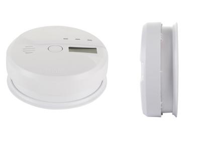 China Security CO Detecting Alarm White Color Round Shape LCD Secreen Type for sale