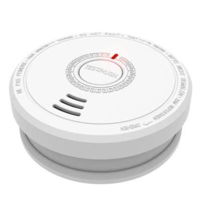 China Replaceable 9V Battery Type Smoke Detector Alarm with UK BRE EN14604 CE for sale