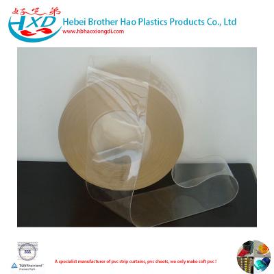 China Promotional Double Smooth Flat  Nature Soft Plastic Vinyl PVC Strip Door Curtains for sale