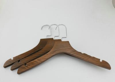 China Multi Coloured Hotel Coat Hangers , Custom Wood Hangers Wall Mounted for sale