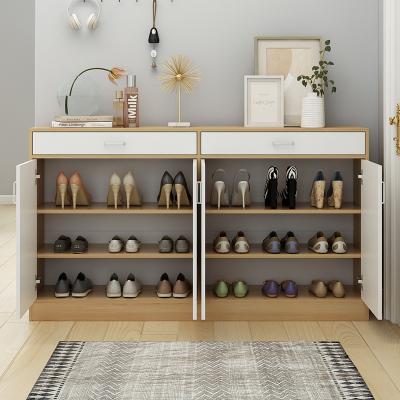 China Wearproof 3mm MDF het Kabinet van het Schoenbuffet voor Entryway met Deuren Te koop