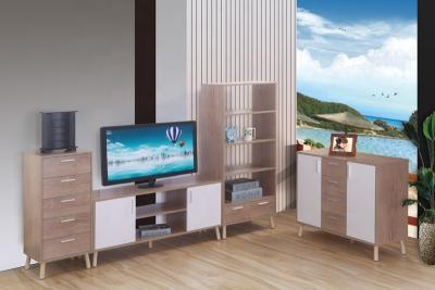 Cina Banco bianco basso di legno solido TV di 110X55X42.5cm con rifinitura della melammina in vendita