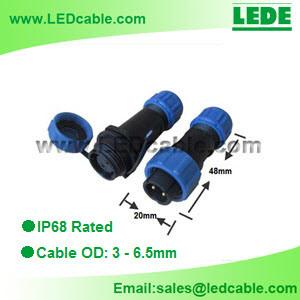 China Mini IP68 Waterproof Circular Connector for sale