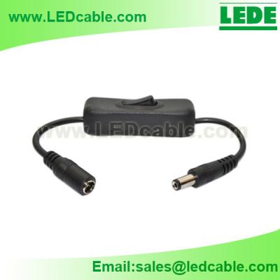 China DC Power Inline Switch, DC power cord for sale