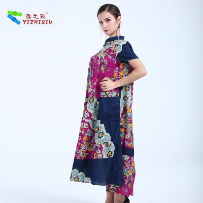 China YIZHIQIU Cotton Printing Patterns Fashion Dress for sale