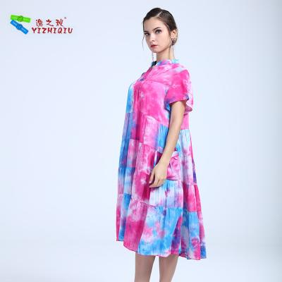 China YIZHIQIU Customized Mixed Color 100% Cotton Dress for sale