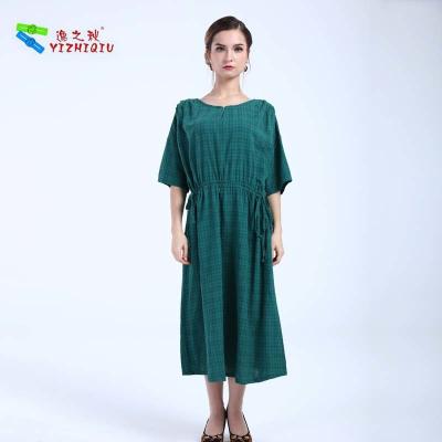 China YIZHIQIU Factory Direct Price High Waist Cotton Dress for sale