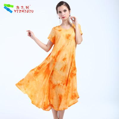 China YIZHIQIU tshirt summer women clothing dresses for sale