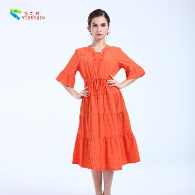China YIZHIQIU summer Washable Plus Size formal dress for sale
