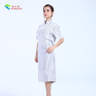 China YIZHIQIU spring Anti-Wrinkle 100% Cotton dress for women for sale