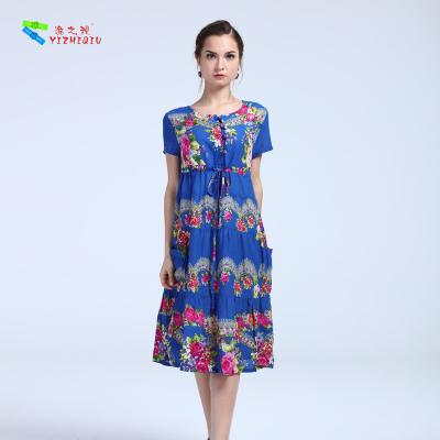 China YIZHIQIU Breathable cotton dress women for sale