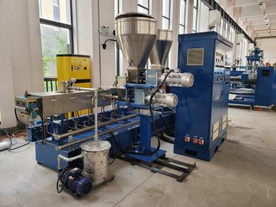 China PP Fiber Glass  Twin Screw Pelletizing Extrusion Machine With 1 Year Warranty, Wooden Case, T/T Payment Term for sale