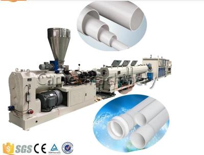 China Drainage And Electric Conduit PVC Pipe Making Machine，  PVC Pipe Production Line for sale
