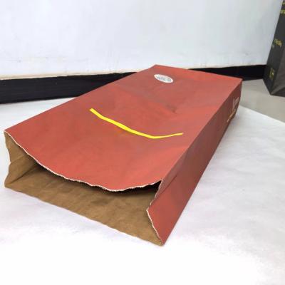 China Square Bottom Open Multiwall Sacks With Valve Design And Open Top For Easy Filling for sale