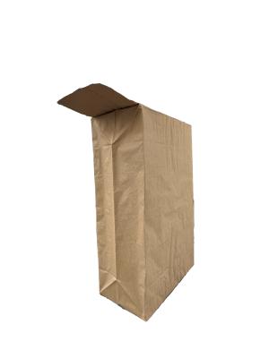 China Multiwall Kraft Paper Bags Round Or Vertical Corners Suitable For Eco Friendly Packaging for sale