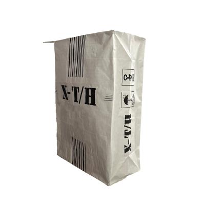 China Inner Valve Mouth Multiwall Kraft Paper Bags With Custom Bottom Tailored for sale