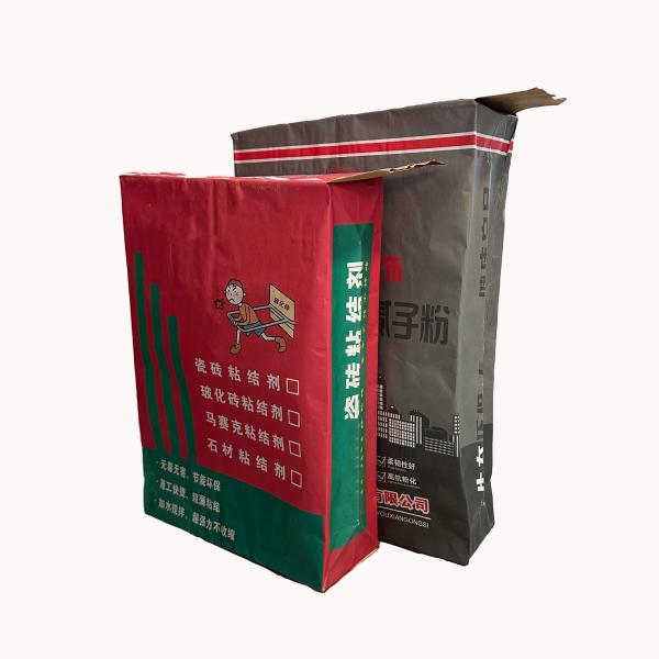 Quality Up To 25 Kg Cement Packing Bags Including Glued Valve Closure Perfect for Heavy Duty Cement Packaging for sale