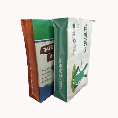 China 25KG Multiple Layers Pp Laminated Kraft Paper Bag For Handling And Bulk Product Storage for sale