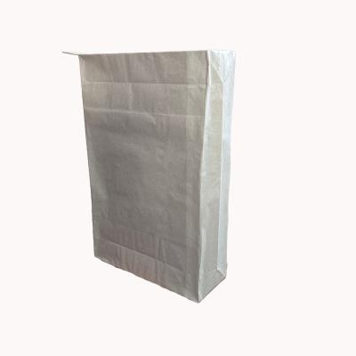 China Pe Film Liner Multiwall Kraft Paper Bags Flat Bottom Gusseted Durable Packaging Solution for sale