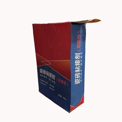 China Packaging Kraft Paper Valve Bag for Bulk Materials and Industrial Powders for sale