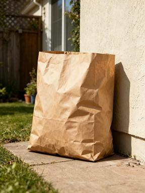 China High Strength Kraft Paper Bag for Leaf Waste with Moisture Resistant Biodegradable for sale