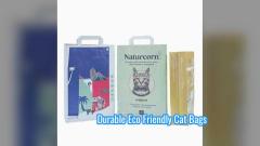 Eco Friendly Durable Kraft Paper Cat Litter Bags