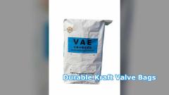 Custom Kraft Paper Valve Bags for Industrial Bulk Packaging