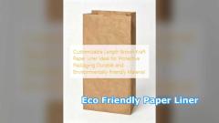 Durable Kraft Paper Liner Eco Friendly Packaging