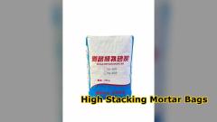 High Stacking Kraft Paper Mortar Bags for Industrial Use