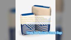 Durable Kraft Paper Cement Bags for Industrial Packaging
