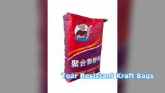 Durable Kraft Paper Bags Strong Tear Resistance