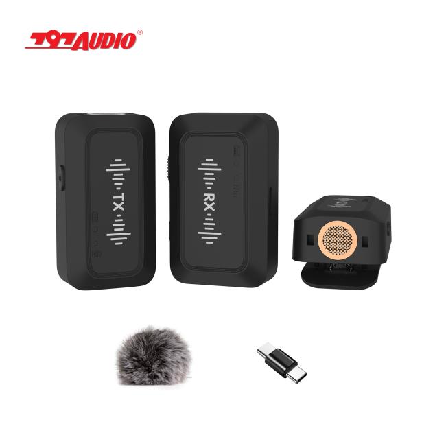797AUDIO WCR02 Professional Phone Mic Wireless Youtuber Microphone Recording Podcast Equipment Vlog Lavalier Lapel Conference