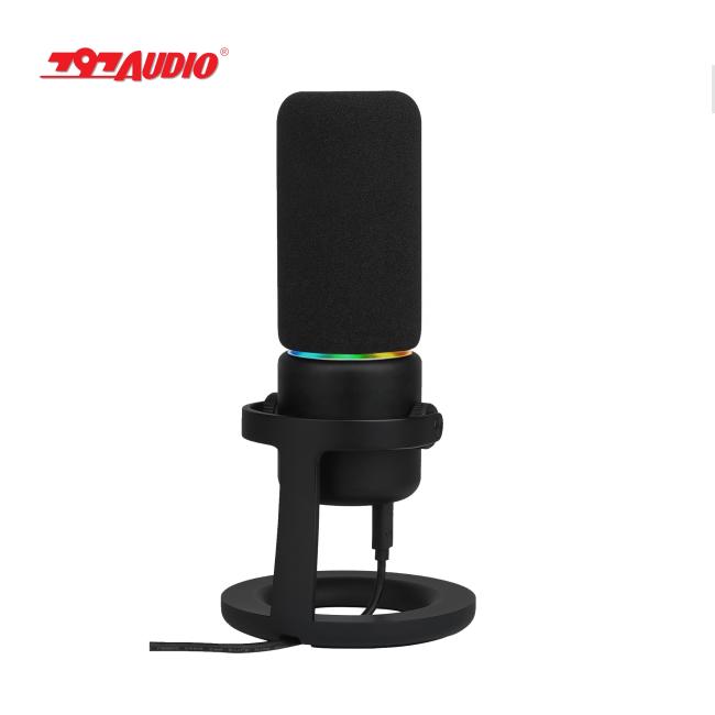 797Audio D502 USB Condenser Microphone for Computer, Gaming, Live Broadcast Streaming,Recording with LED Light WHOLESALE