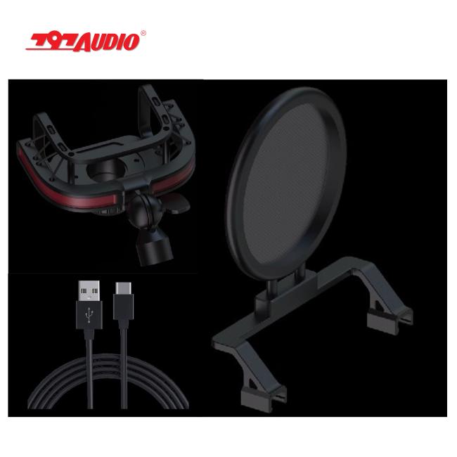 797Audio D501 Professional Usb Condenser Microphone Studio Recording For Youtube Tik Tok Recording